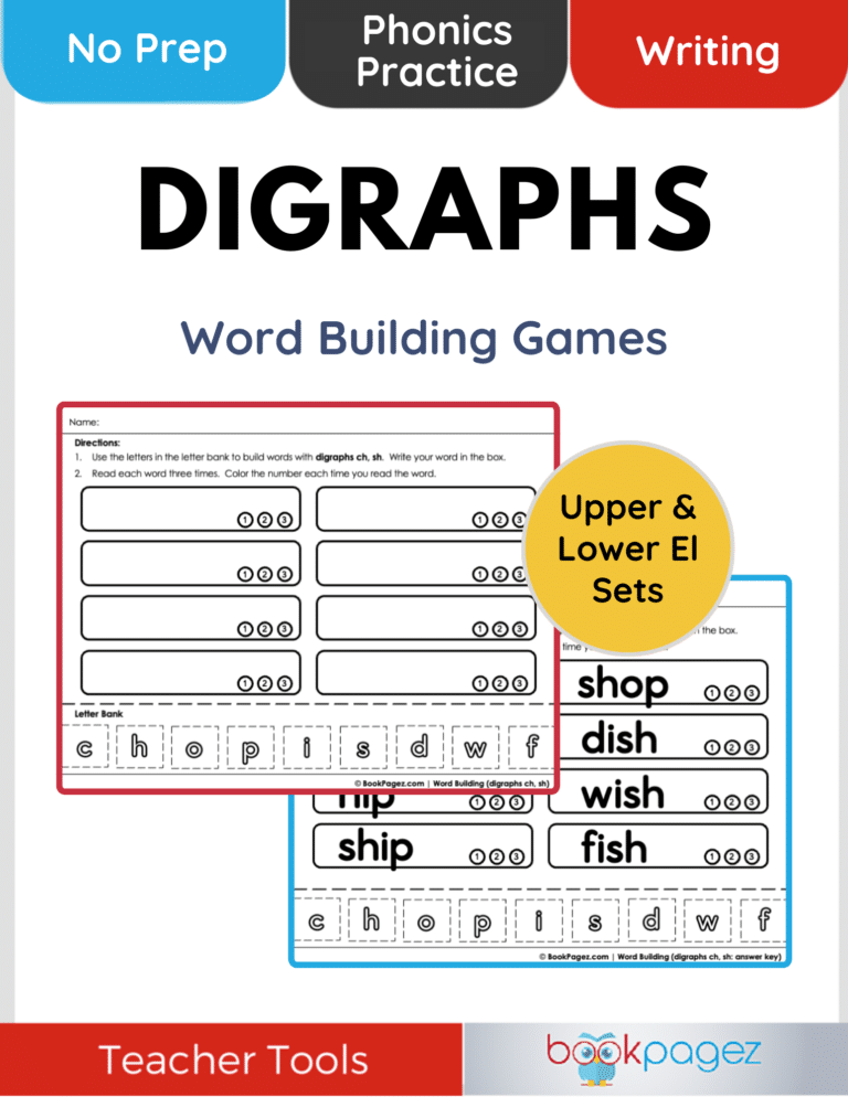 Word Building Games: Digraphs - BookPagez