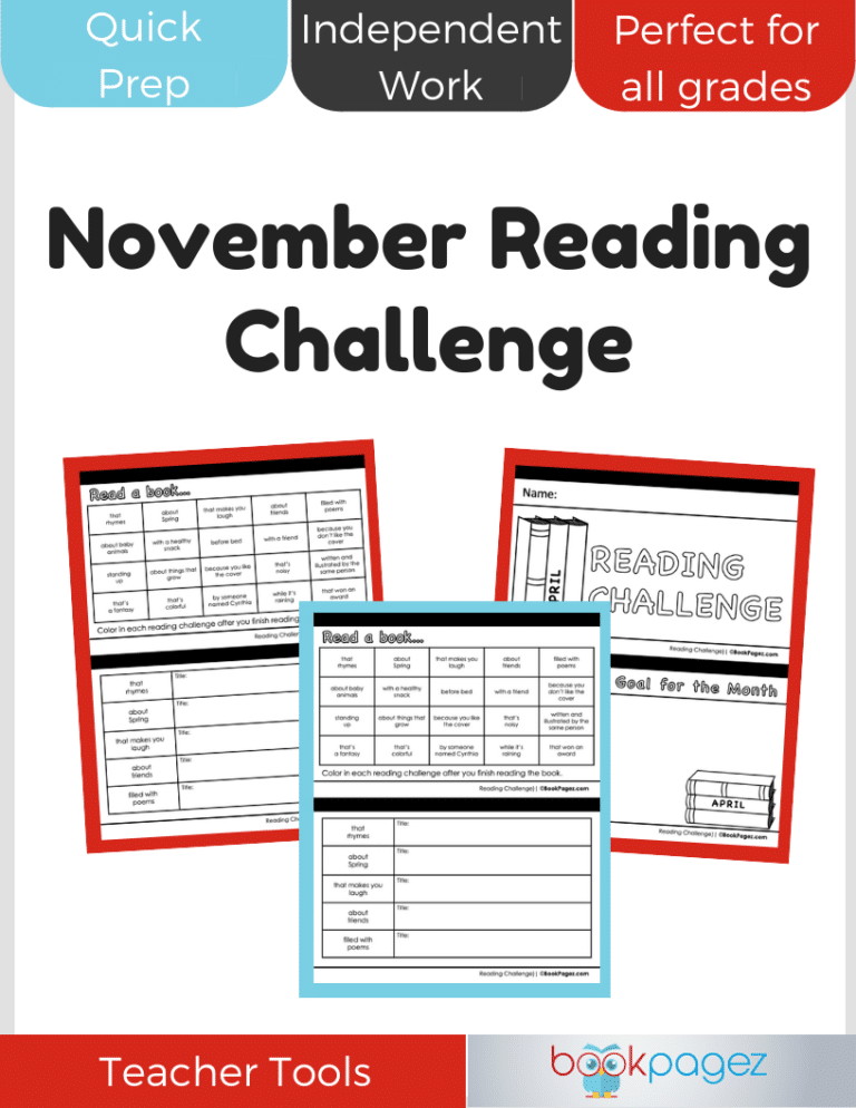 November Reading Challenge - BookPagez